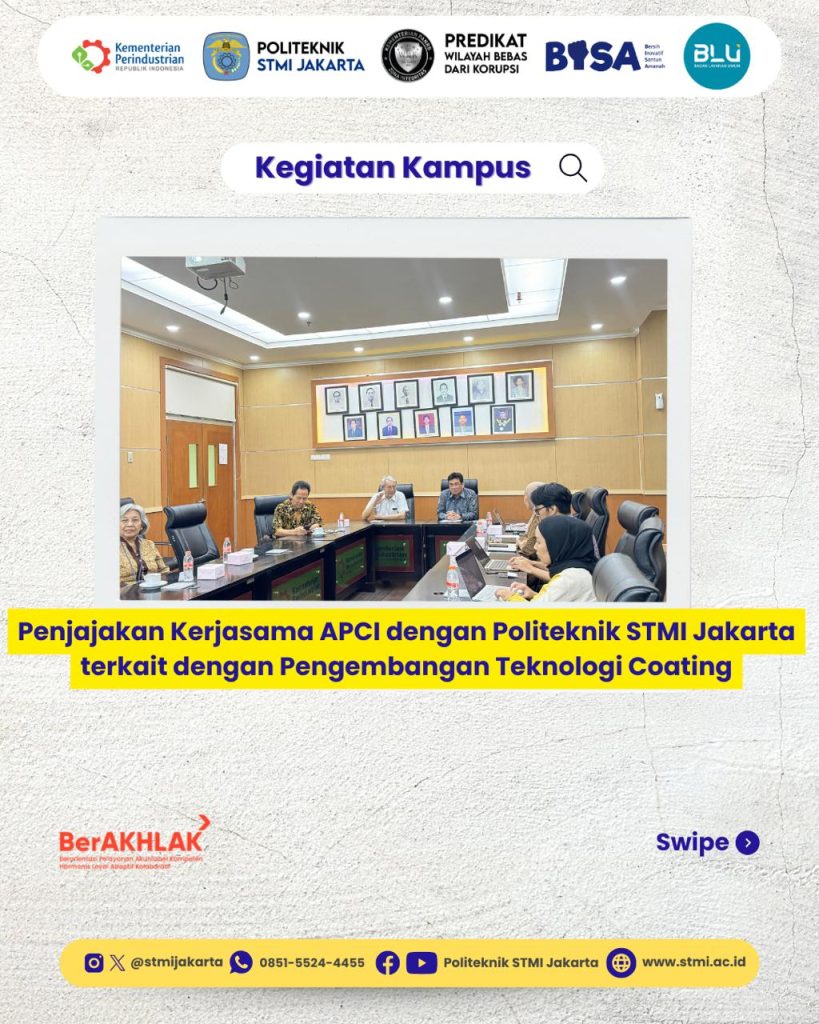 Penjajakan Kerjasama APCI dengan Politeknik STMI Jakarta – Politeknik ...