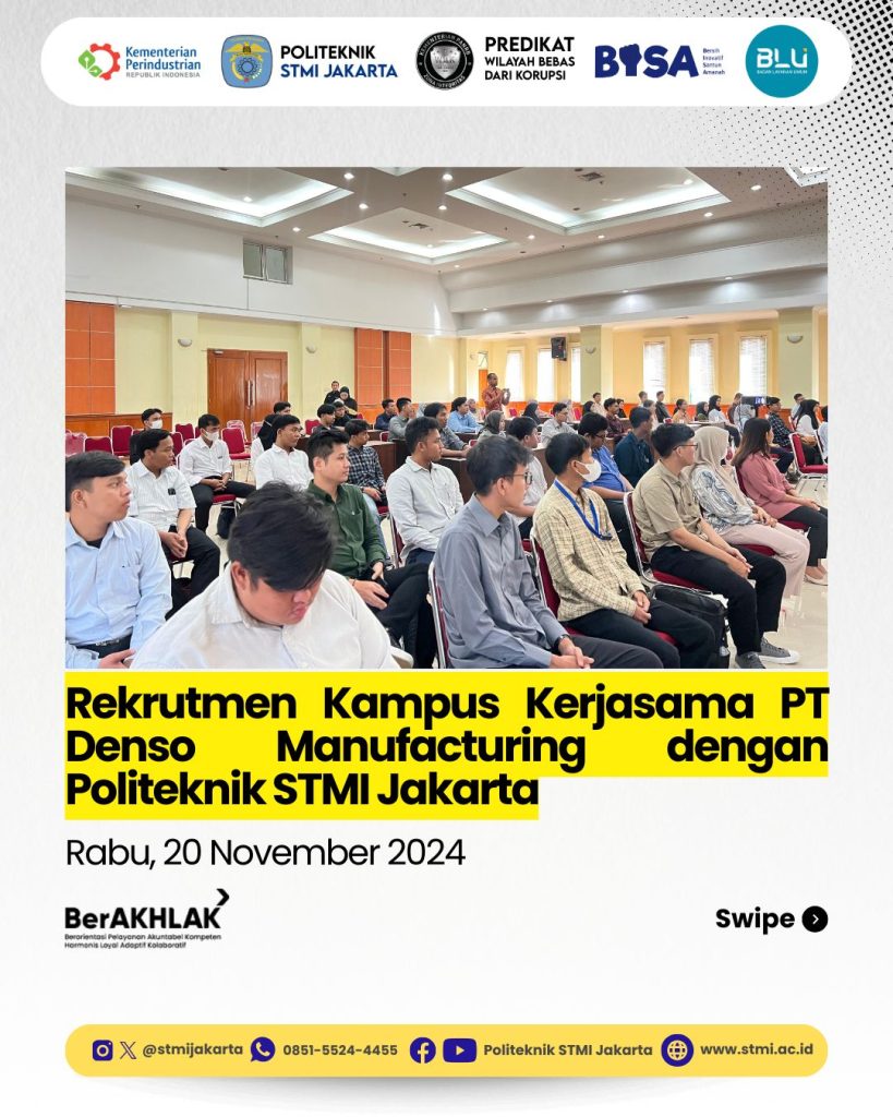 Kegiatan Rekrutmen Kampus Kerjasama PT Denso Manufacturing dengan ...